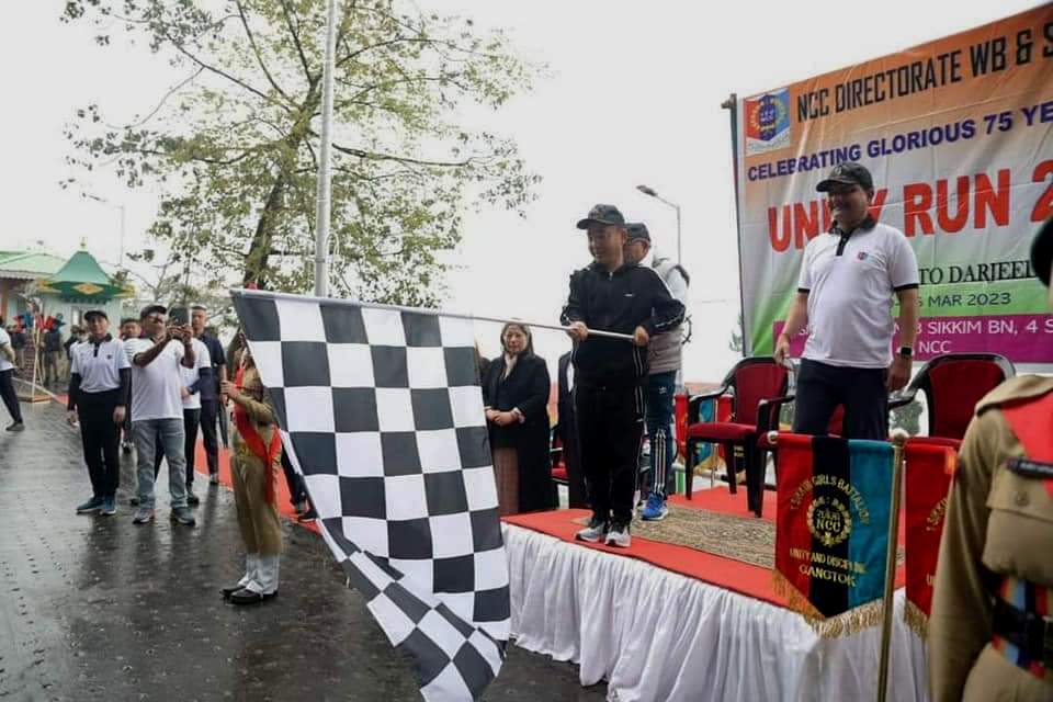 The Unity Run was organised by NCC of Sikkim and Darjeeling - Sikkim ...